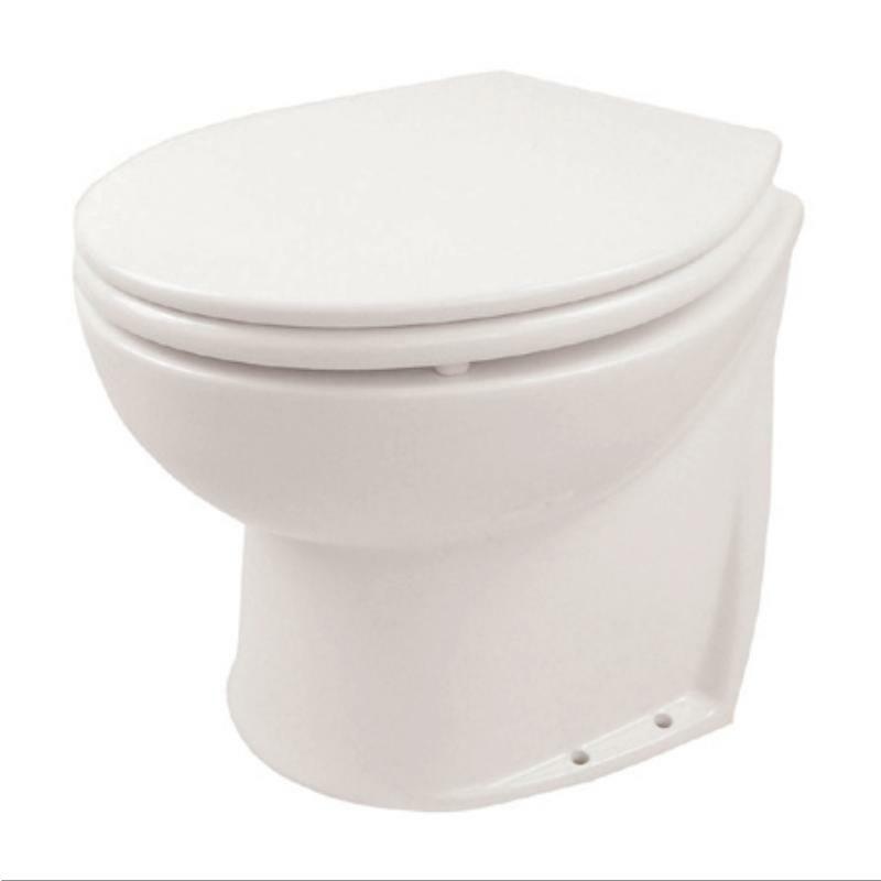 Deluxe Silent - Flush Electric Toilet - Slanted Back Compact Height