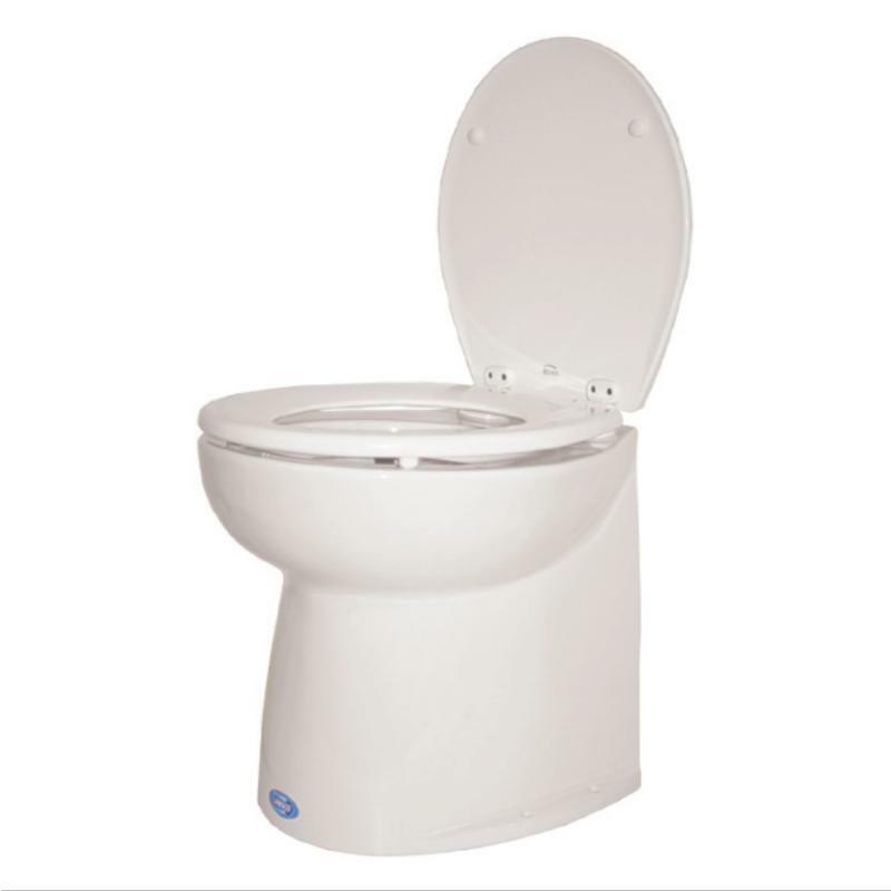 Deluxe Silent - Flush Electric Toilet - Vertical Back Household Height