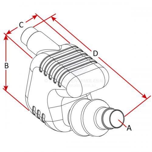 Exhaust Waterlock Silencer 100mm / 115mm