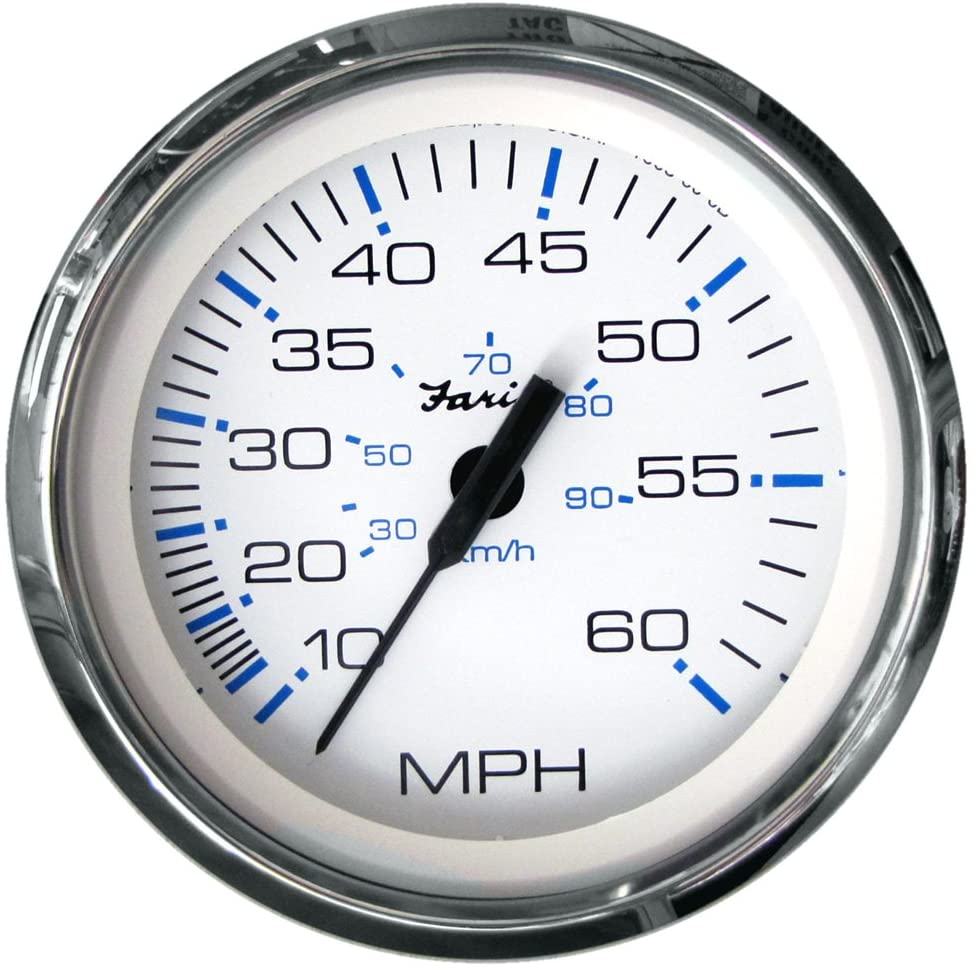 Faria Marine SPEEDO 60MPH Chesapeake SS White
