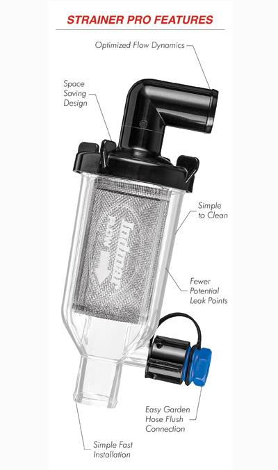 Indmar Strainer Pro Water Strainer 499003 Flusher