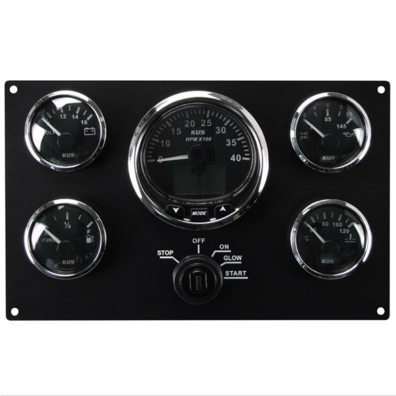 KUS Gauge Panel - Five Gauges with NMEA 2000 - 12V