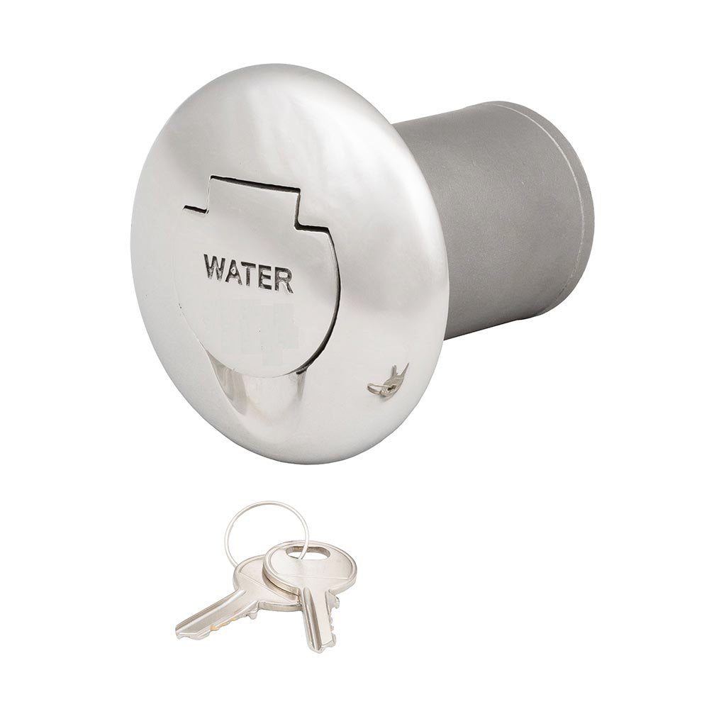 Stainless Deck Filler Cap – Lockable with key Suit Boat - 4WD - Carava